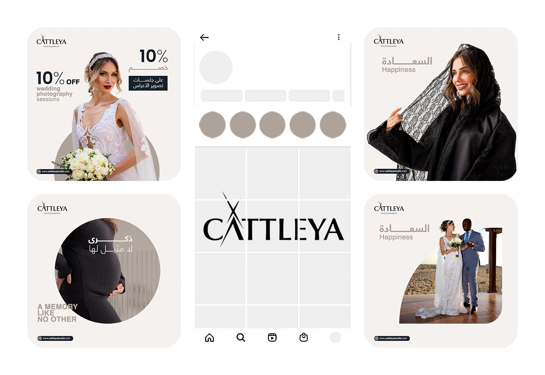 Studio Social Media Management - Cattleya Studio - ديزلاين | Desline
